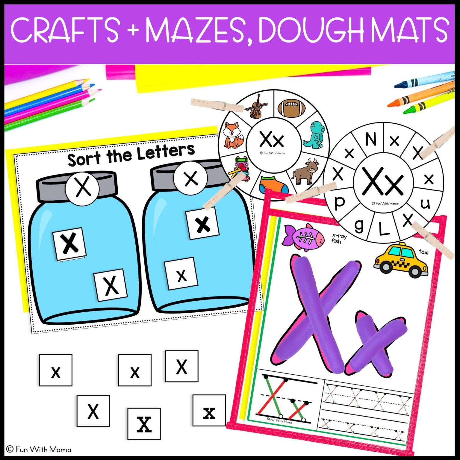 Letter X Activities + Worksheets