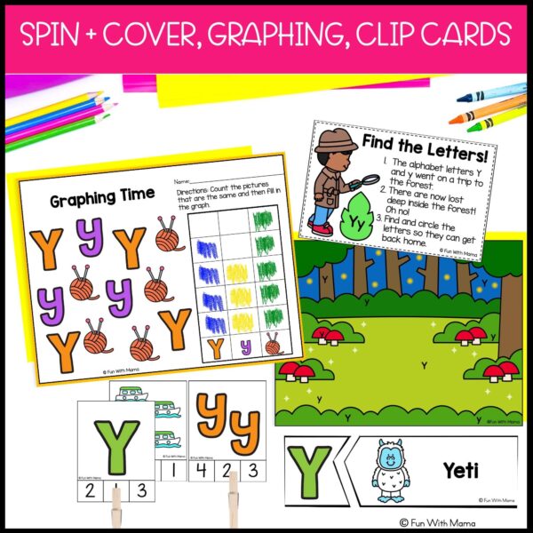Letter Y Activities Pack