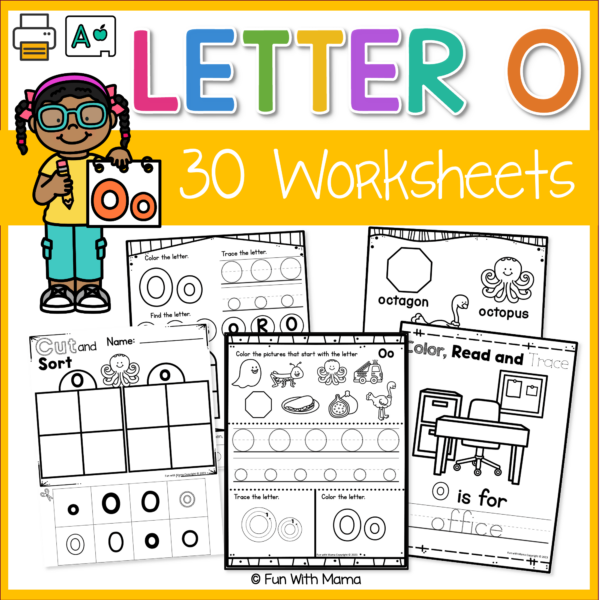 Letter O Worksheets