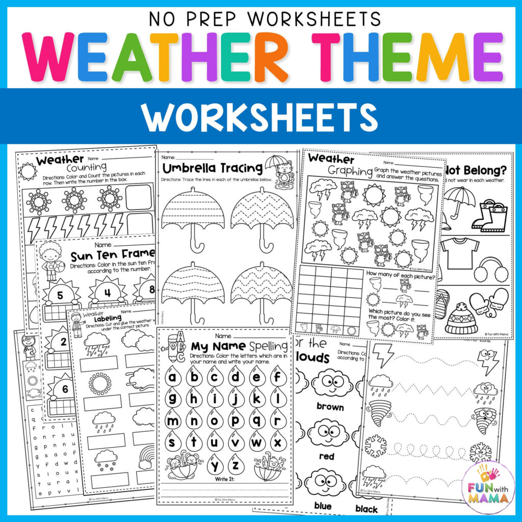 Weather Worksheets