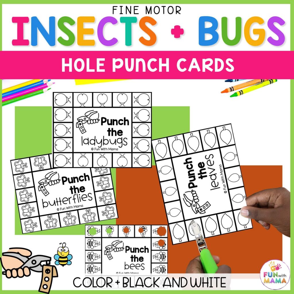 Insect Hole Punch Cards