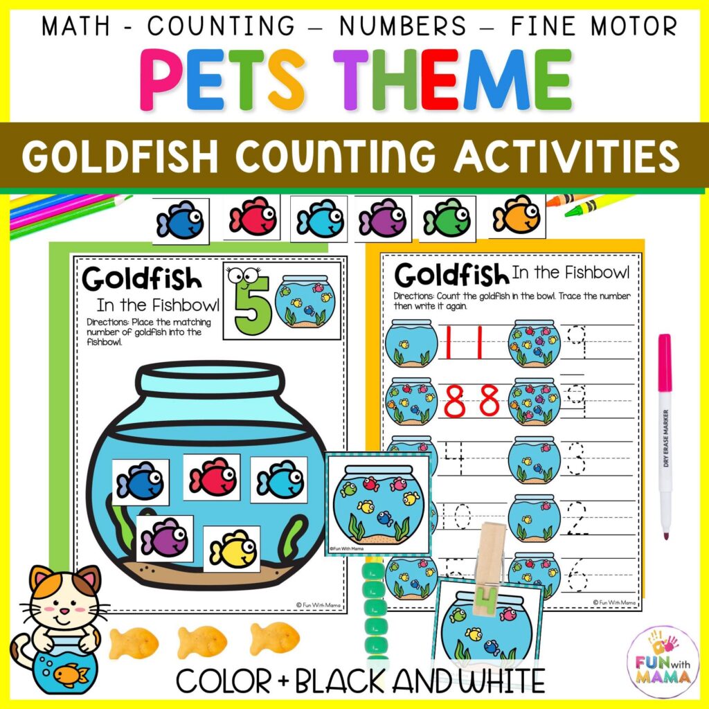 Pet Theme Counting Goldfish