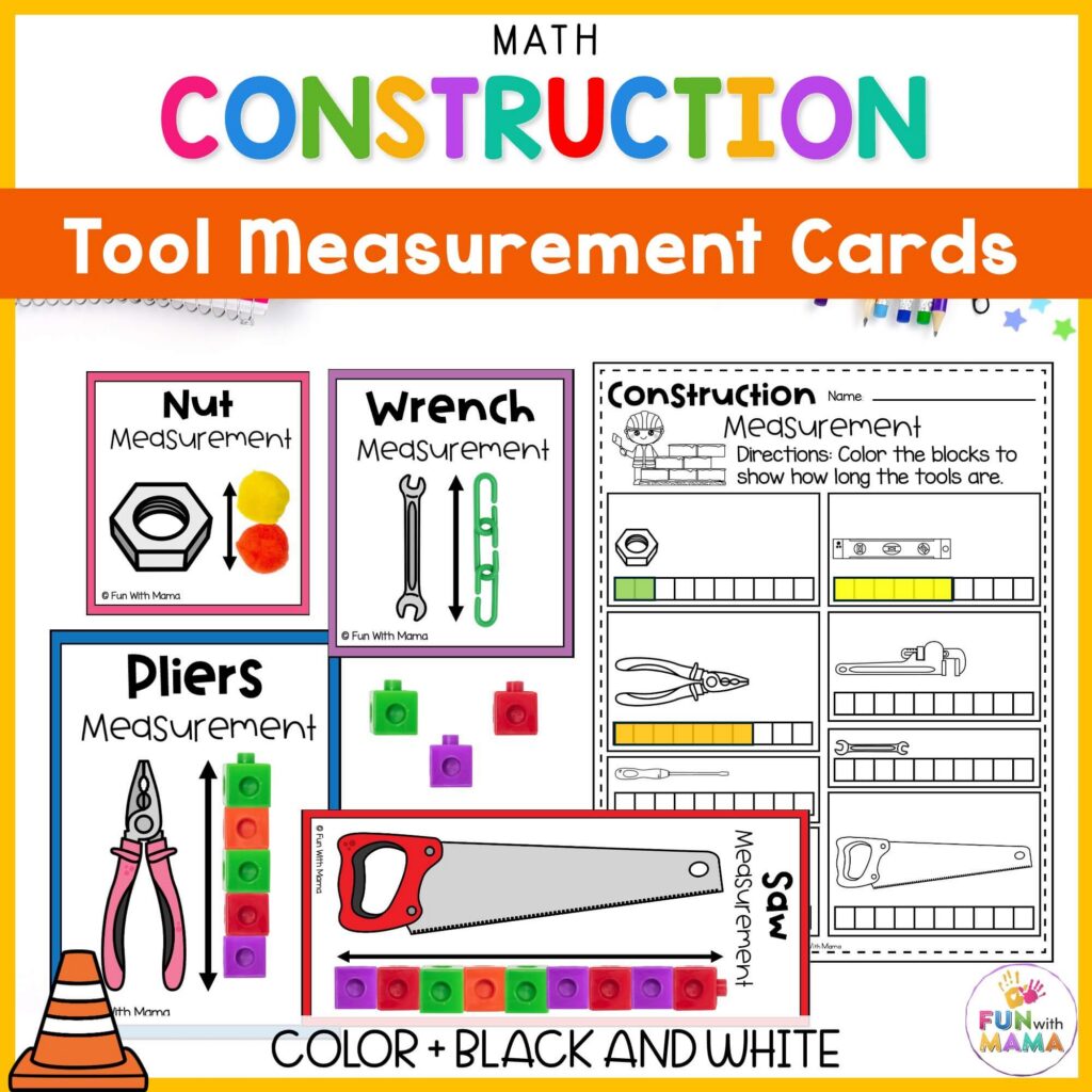 Construction Tool Measurement Cards