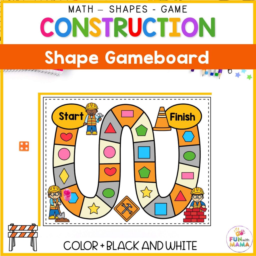 Construction Shape Game Boards