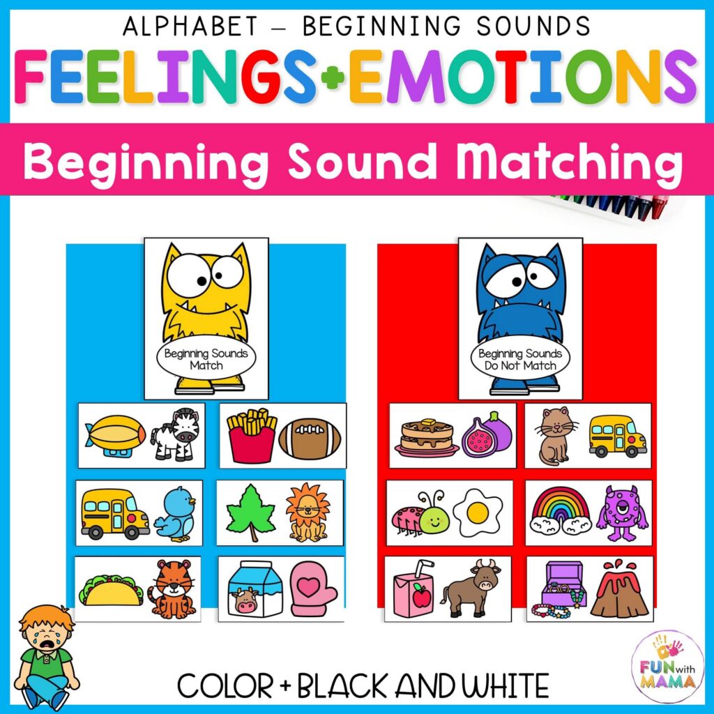 Emotions Beginning Sound Matching