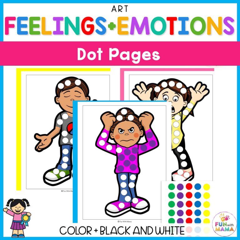 Feelings + Emotions Dot Pages