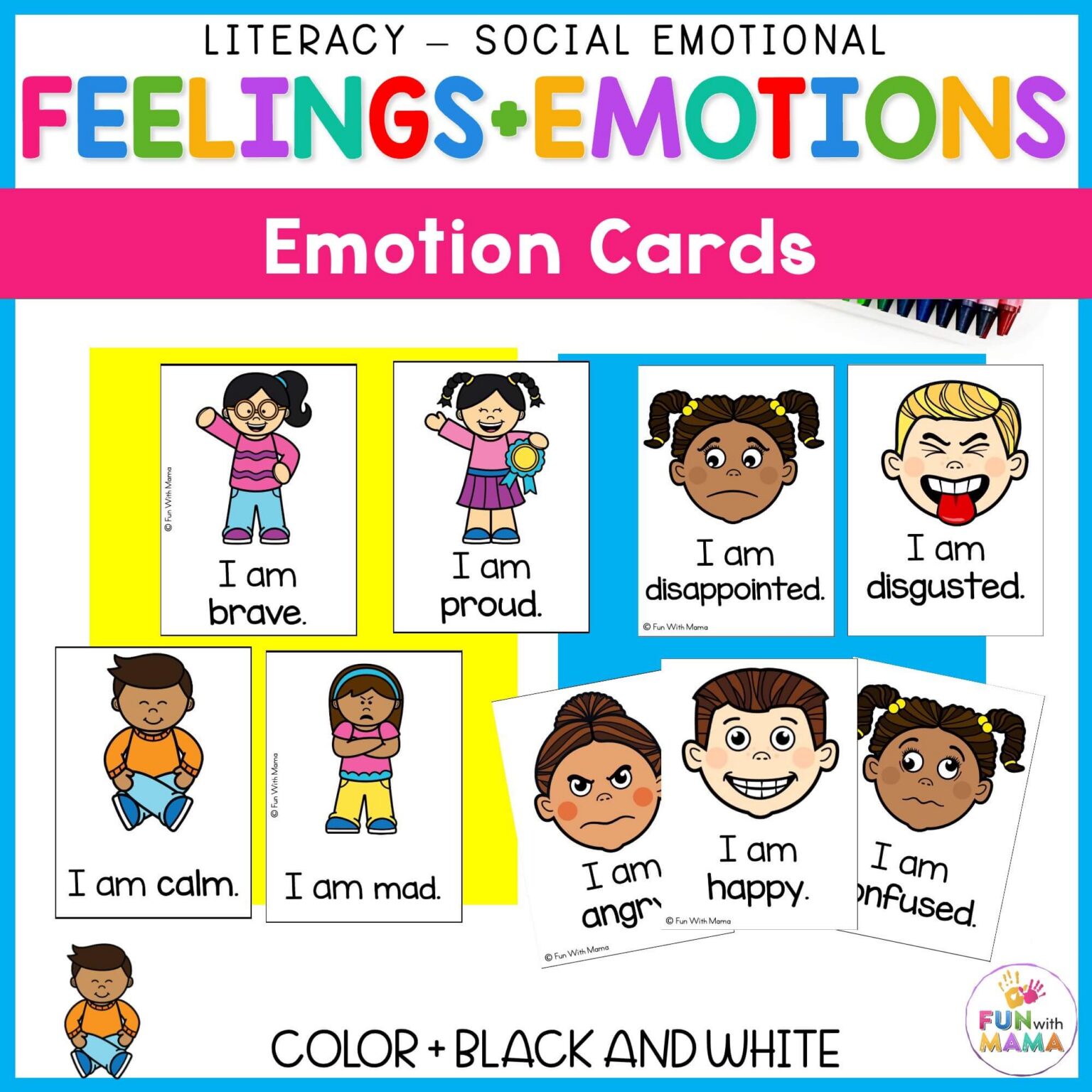 Feelings + Emotion Cards
