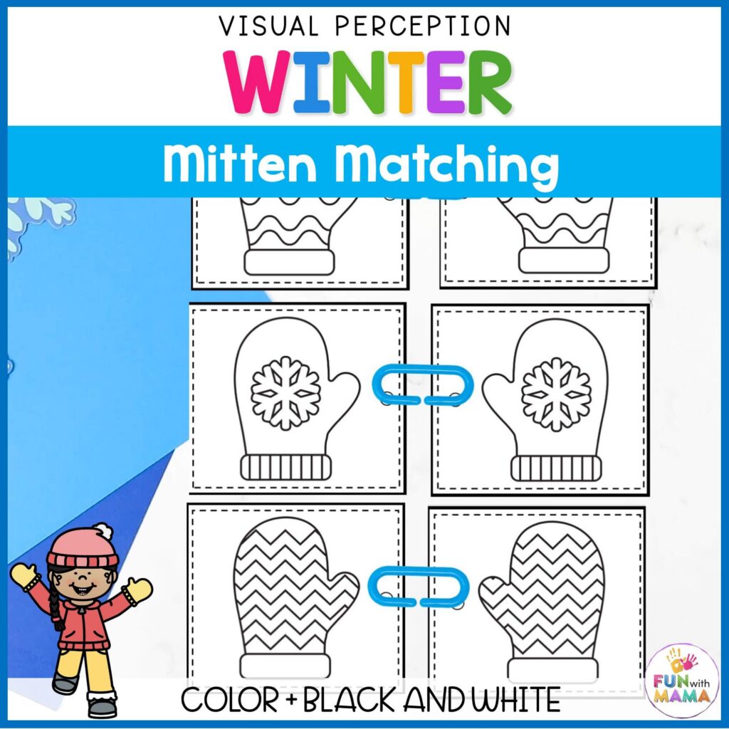 Matching Winter Mittens