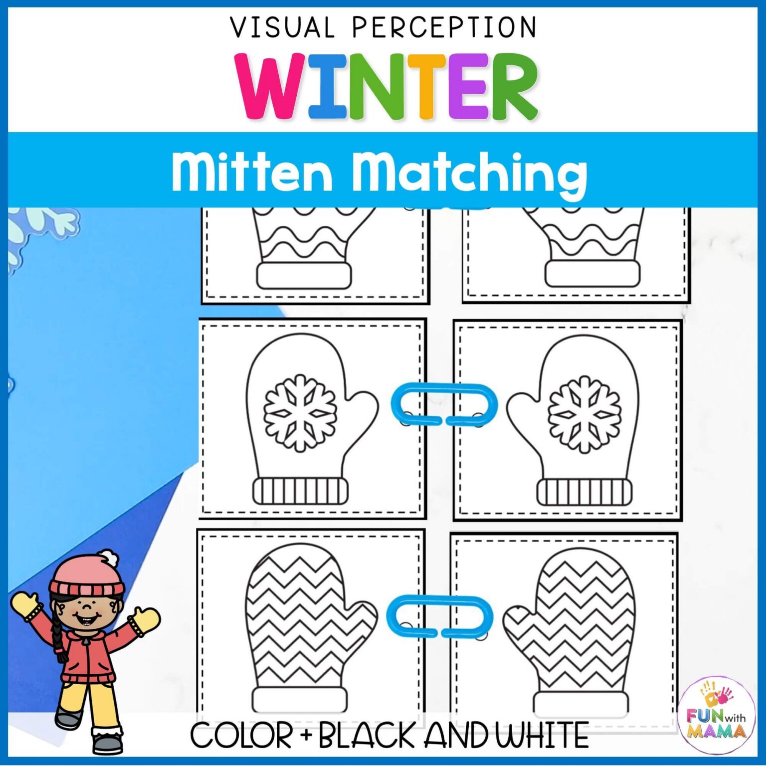 Matching Winter Mittens
