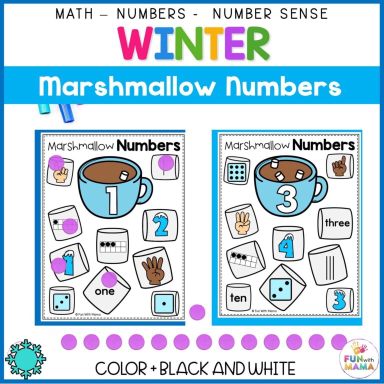 Winter Marshmallow Numbers