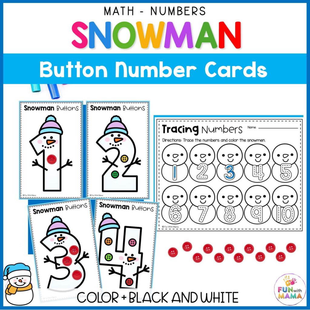 Snowman Button Counting