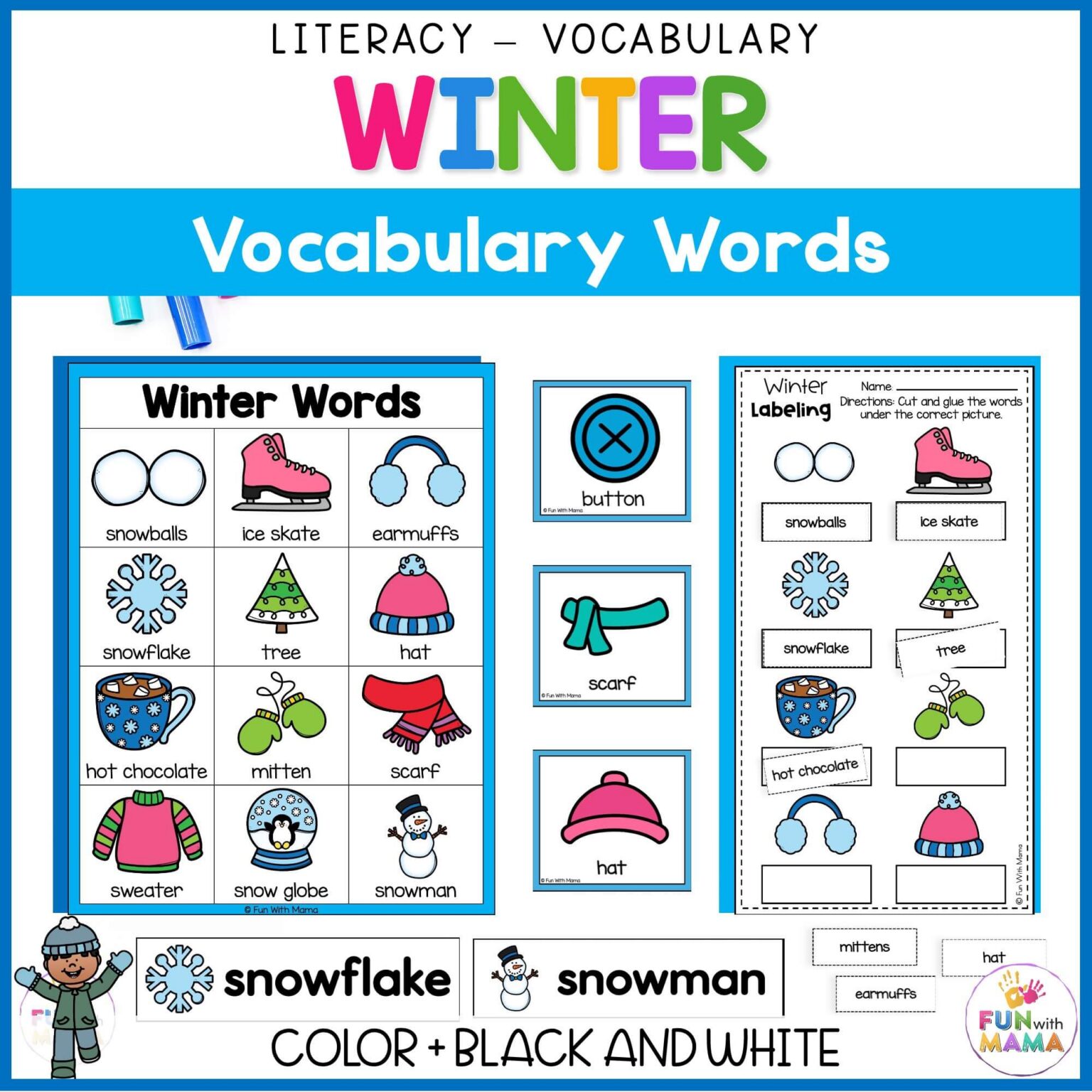 Winter Vocabulary Words