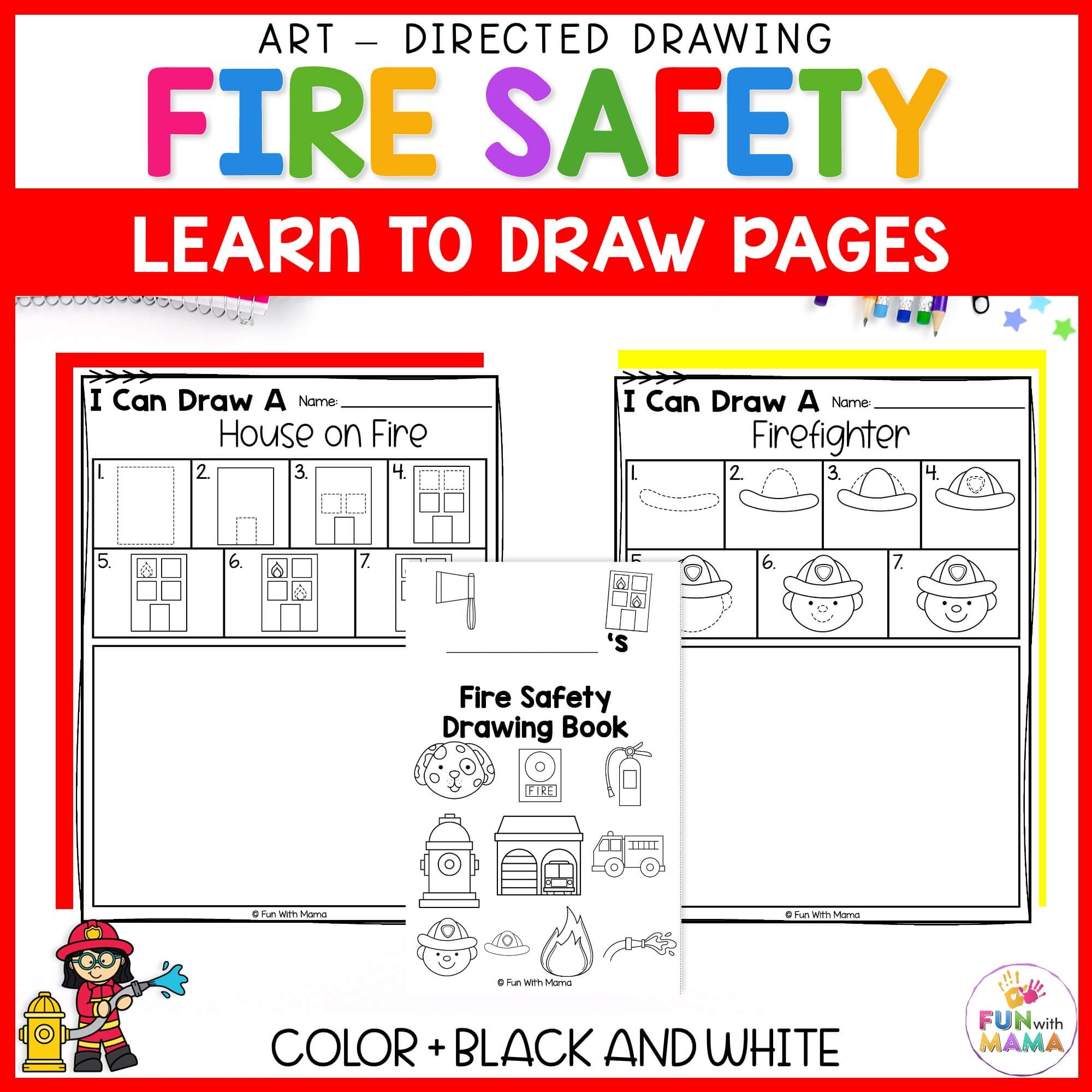 Firefighter Directed Drawings